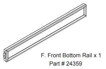 Front Bottom Rail | Delta Children Parts