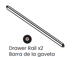 Front Center Rail | Delta Children Parts