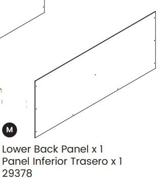 Bottom Back Panel | Delta Children Parts
