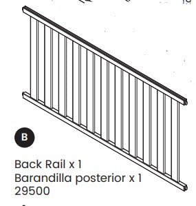 Back Rail | Delta Children Parts