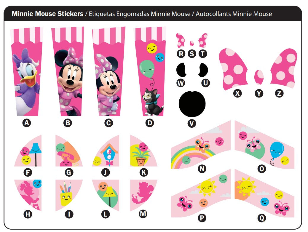 Stickers - Minnie Mouse Playhouse | Delta Children Parts
