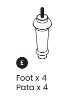Foot | Delta Children Parts