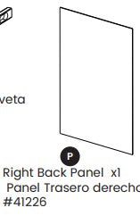 Right Back Panel | Delta Children Parts