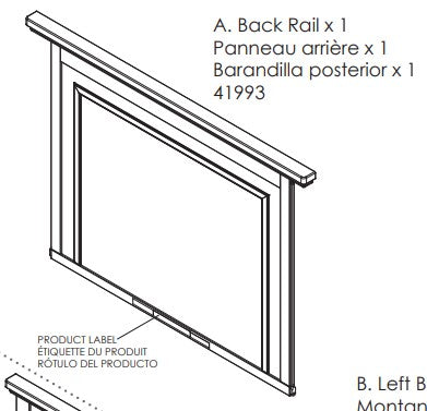 Back Rail | Delta Children Parts