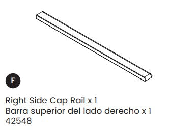 Right Side Cap Rail | Delta Children Parts