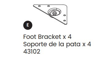 Foot Bracket | Delta Children Parts