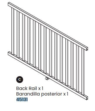 Back Rail | Delta Children Parts