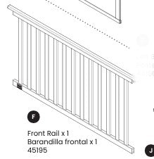 Front Rail | Delta Children Parts
