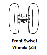 11808 - Front Swivel Wheel | Delta Children Parts