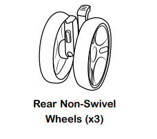 11808 - Rear Wheel | Delta Children Parts