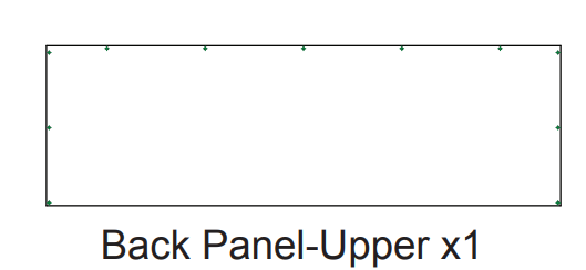 Upper Back Panel | Delta Children Parts