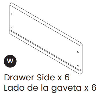 Drawer Side | Delta Children Parts