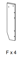 Gn Table Leg Part E&F | Delta Children Parts